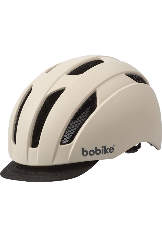 City helmet Bobike Cream M | Bike Life Supply Co | bikelife.co.nz