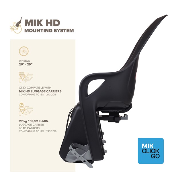 Polisport KOARI Rear Child Seat for MIK-HD | Bike Life Supply Co ...