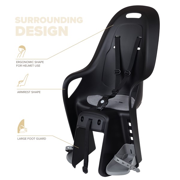 Polisport KOARI Rear Child Seat for MIK-HD | Bike Life Supply Co ...