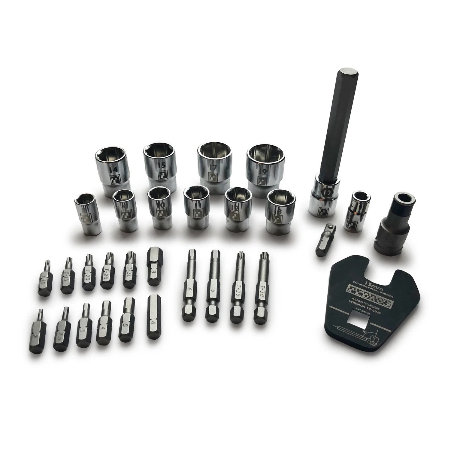 Pro Bit and Socket Set 31 piece Pedro's | Bike Life Supply Co ...