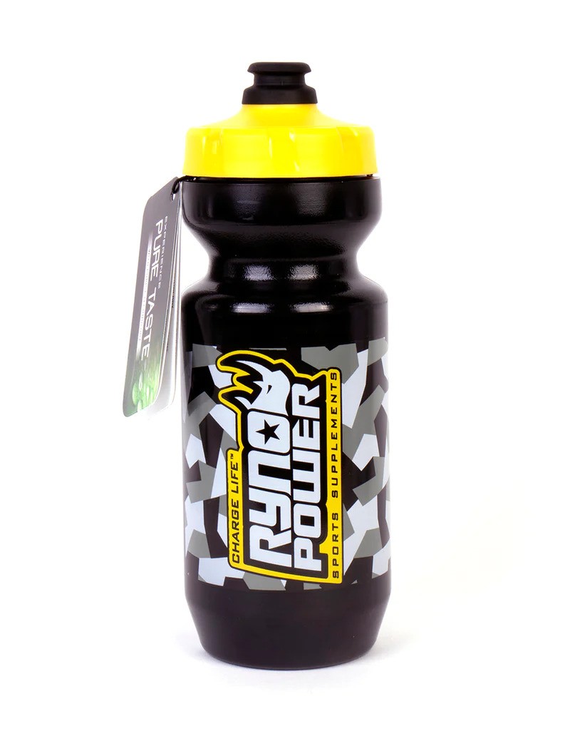 Ryno Power Pro Water Bottle Urban Camo 650ml | Bike Life Supply Co ...
