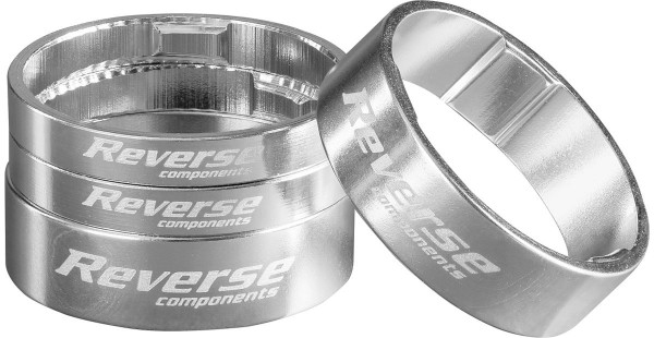 Spacer Set Ultra-Light 1 1/8" Silver Reverse | Bike Life Supply Co ...