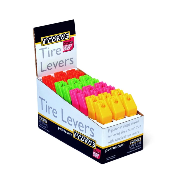 Tire Levers 24 Pair Counter Display 4 Pedro's | Bike Life Supply Co ...