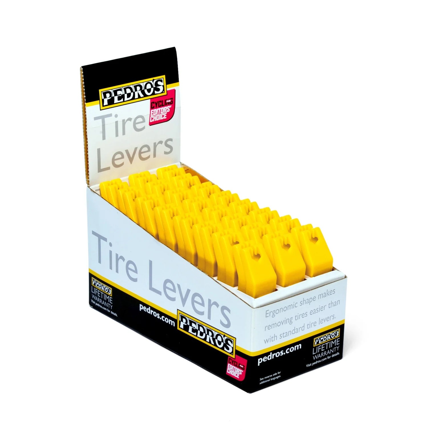 Tire Levers 24 Pair Counter Display Yellow Pedro's | Bike Life Supply ...