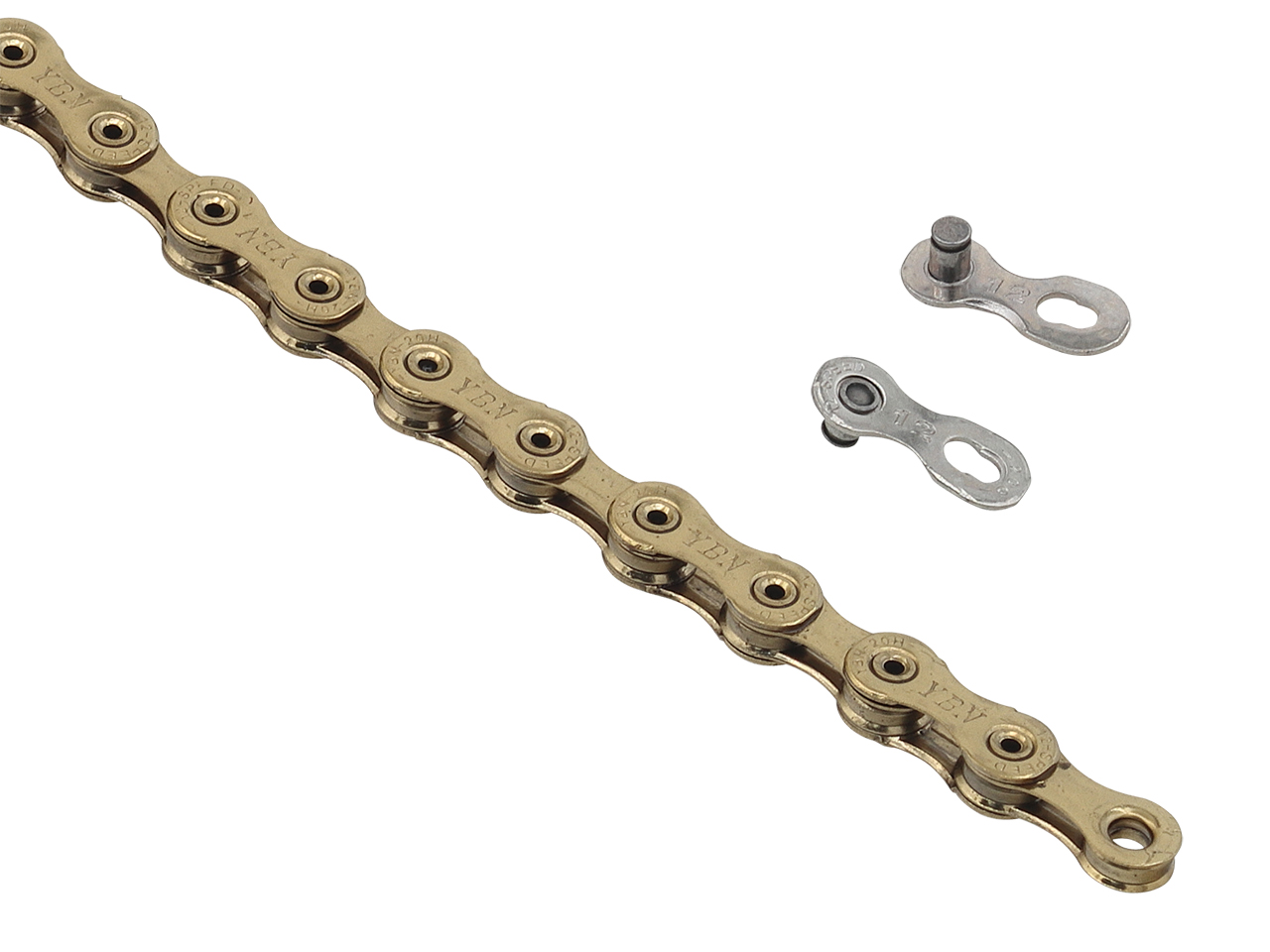 Bike chain YBN 12 speed Titanium Gold | Bike Life Supply Co | bikelife ...